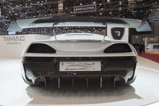 New Brand Rimac Automobili Concept Cs Editorial Stock Photo - Stock ...
