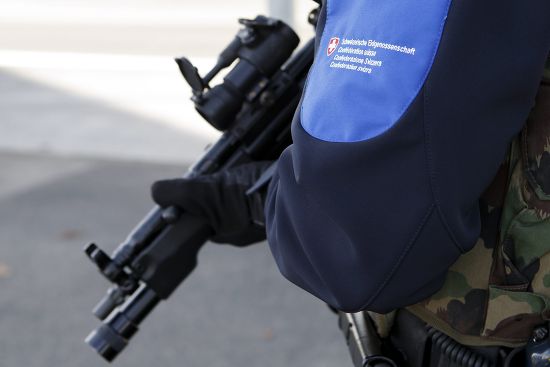 Swiss Border Guard Controls Area Bardonnex Editorial Stock Photo ...