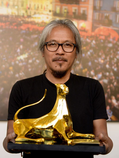 Filipino Film Director Lav Diaz Poses Editorial Stock Photo - Stock ...
