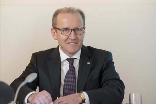 Erich Ammann Cfo Schindler Holding Speaks Editorial Stock Photo - Stock ...