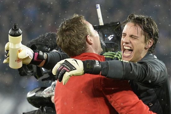 Basels Goalkeeper Germano Vailati Left Goalkeeper Editorial Stock Photo ...
