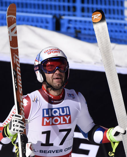 Didier Defago Switzerland Reacts Finish Area Editorial Stock Photo ...