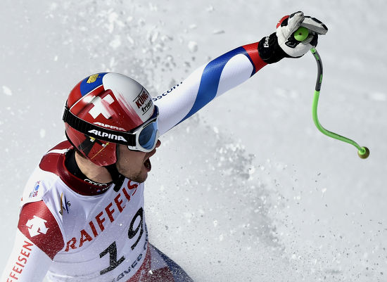 Patrick Kueng Switzerland Reacts Finish Area Editorial Stock Photo ...