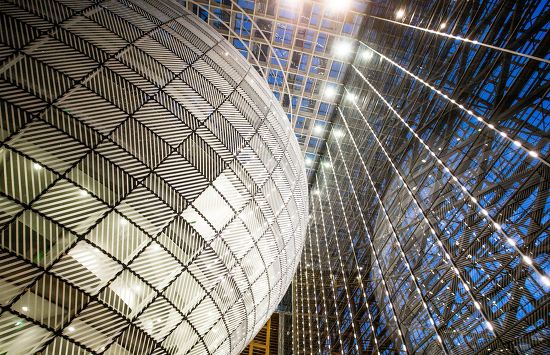 Interior View Europa Buildings Atrium Brussels Editorial Stock Photo ...