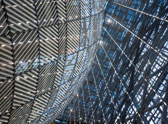 Interior View Europa Buildings Atrium Brussels Editorial Stock Photo ...