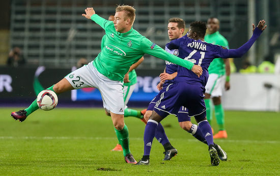 Alexander Soderlund Saintetienne L Emmanuel Adjey Editorial Stock Photo ...