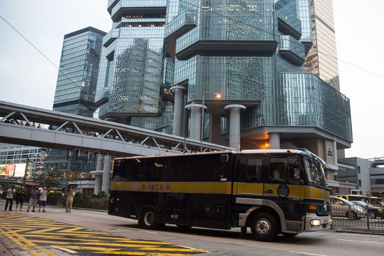 Hong Kong Correctional Services Van Carrying Editorial Stock Photo ...