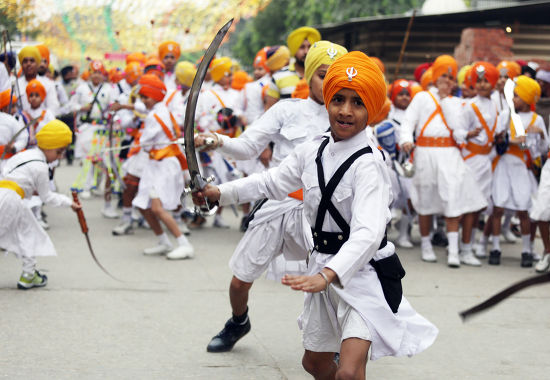 Young Sikh Boys Show Their Skills Editorial Stock Photo - Stock Image ...