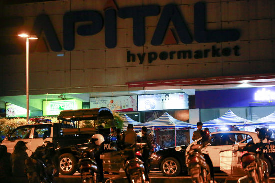 Police Patrols Front Capital Hypermarket After Editorial Stock Photo ...