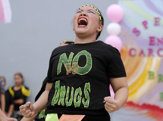 Filipino Female Inmate Performs During Comical Editorial Stock Photo ...