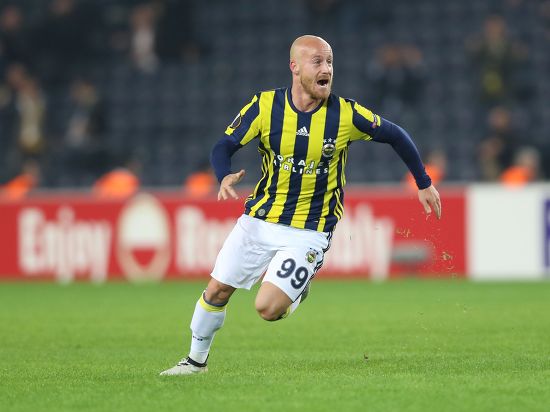 Fenerbahces Miroslav Stoch Celebrates After Scoring Editorial Stock ...