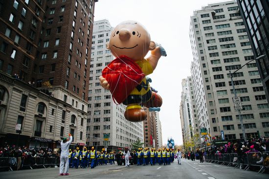 Charlie Brown Balloon Floats During Macys Editorial Stock Photo - Stock ...
