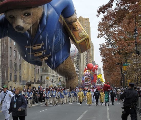 Paddington Bear Balloon Floats Above Central Editorial Stock Photo ...