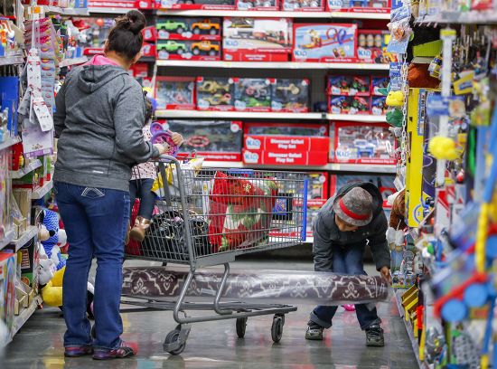 Family Shops Toy Department Walmart Store Editorial Stock Photo - Stock ...