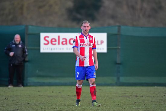 Dorking Wanderers Jake Beecroft During Ryman Editorial Stock Photo ...