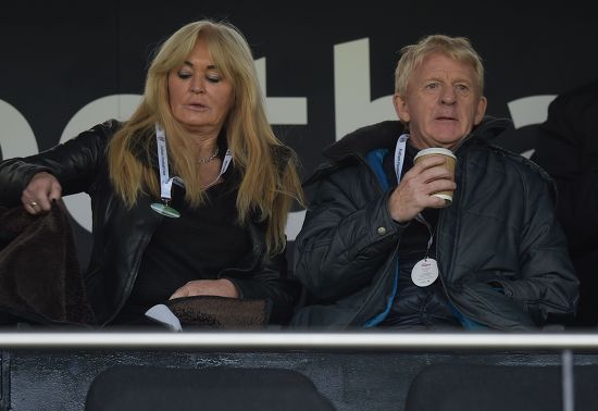 Scotland Manager Gordon Strachan Wife Lesley Editorial Stock Photo ...