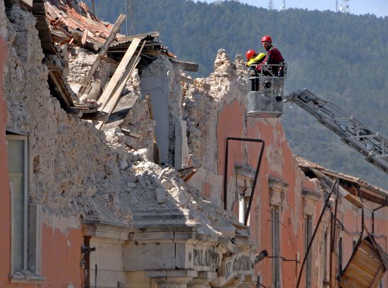 Rescue Workers Check Destroyed Building Govenment Editorial Stock Photo ...
