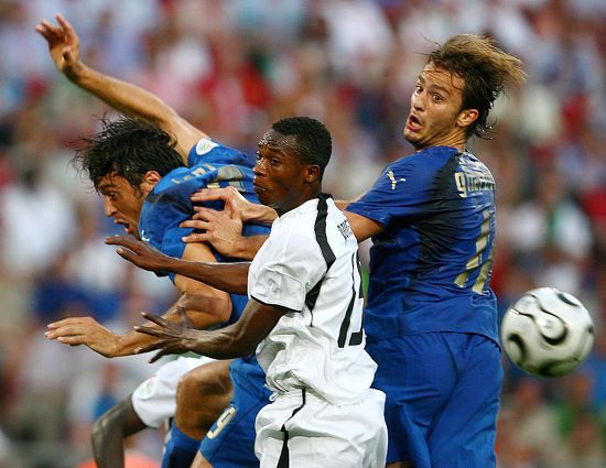 Italian Forwards Luca Toni L Alberto Editorial Stock Photo - Stock ...