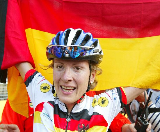 Judith Arndt Germany Holds German Flag Editorial Stock Photo - Stock ...