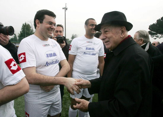 Cardinal Pio Laghi R Greets Players Editorial Stock Photo - Stock Image ...