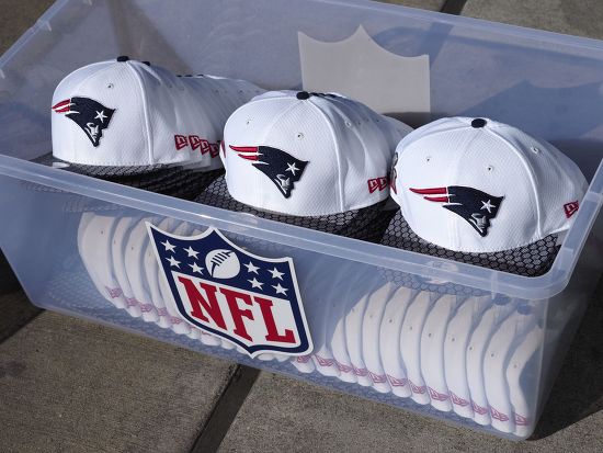 Box Full New England Patriots Caps Editorial Stock Photo - Stock Image ...