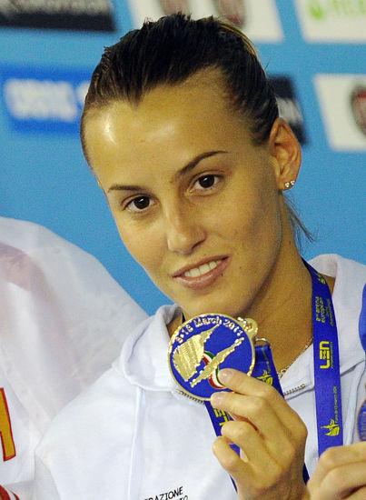 Tania Cagnotto Italy Celebrates After Winning Editorial Stock Photo ...