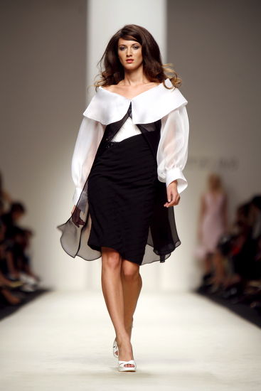 Model Takes Catwalk Wearing Proposal By Editorial Stock Photo - Stock ...