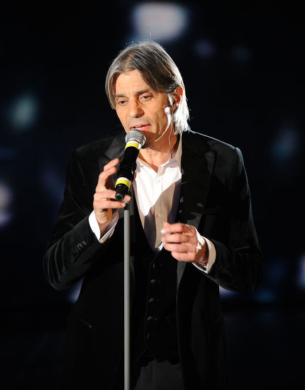 Italian Singer Luca Madonia Performs Onstage Editorial Stock Photo ...