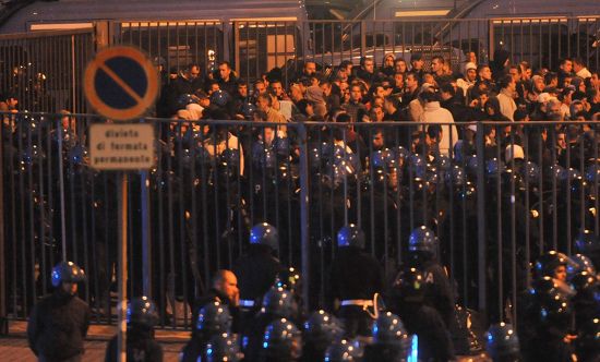 Clashes Between Police Serbian Fans After Editorial Stock Photo - Stock ...