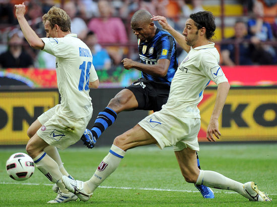 Inter Milan Cameroonian Forward Samuel Etoo Editorial Stock Photo ...