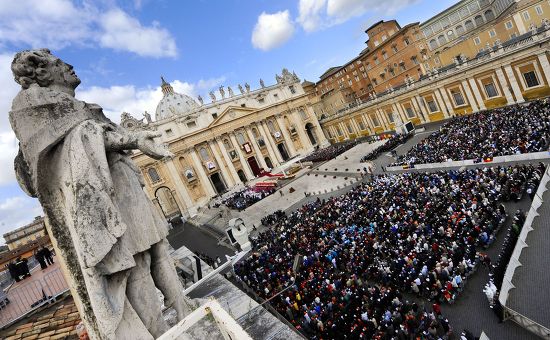 General View Canonization Mass St Peters Editorial Stock Photo - Stock ...
