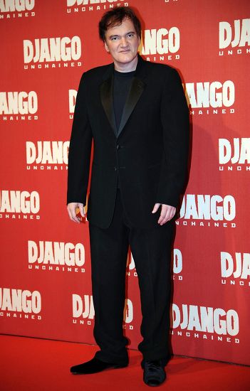 Us Director Quentin Tarantino Poses Photographs Editorial Stock Photo ...