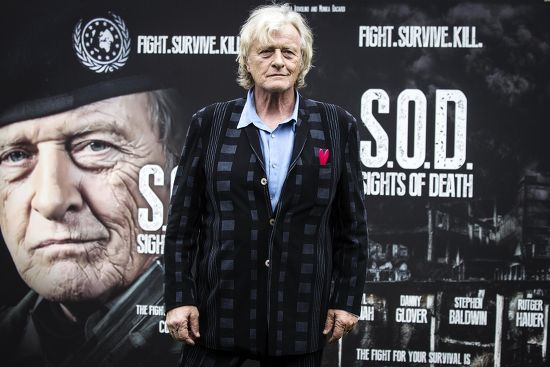Dutch Actor Rutger Hauer Poses During Editorial Stock Photo - Stock ...