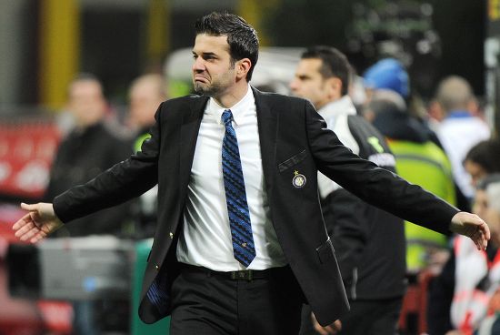 Inter Milan Head Coach Andrea Stramaccioni Editorial Stock Photo ...