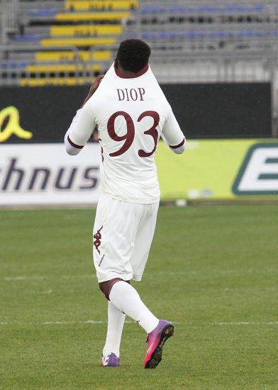 Torinos Abou Diop After Being Given Editorial Stock Photo - Stock Image ...