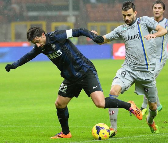 Chievos Midfielder Ivan Radovanovic R Action Editorial Stock Photo ...