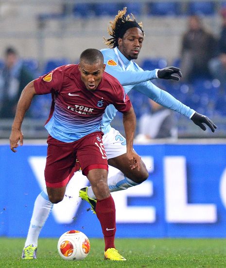 Ss Lazios Luis Cavanda R Action Editorial Stock Photo - Stock Image ...