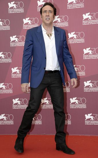 Us Actor Nicolas Cage Poses During Editorial Stock Photo - Stock Image ...
