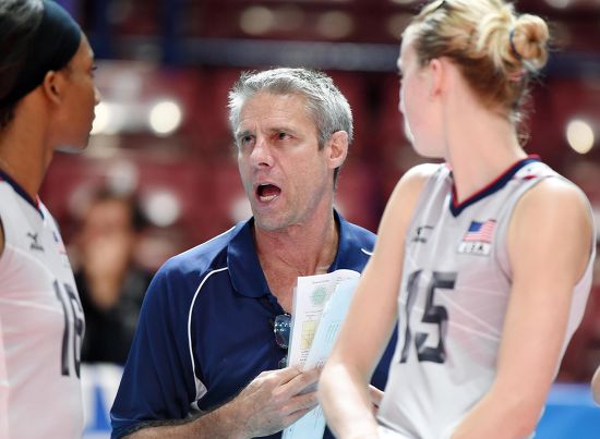 Usas Coach Karch Kiraly Gives Instructions Editorial Stock Photo ...