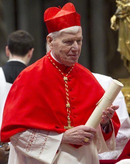 Wearing Scarletred Biretta Red Cassock His Editorial Stock Photo ...