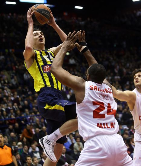 Fenerbahces Emir Preldzic L Action Against Editorial Stock Photo ...