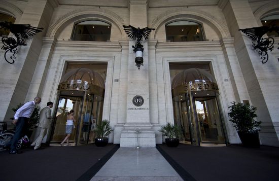 View Exedra Hotel Rome Italy 20 Editorial Stock Photo - Stock Image ...