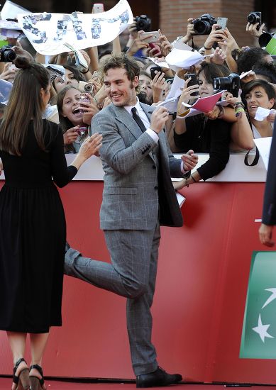 British Actor Sam Claflin Signs Autographs Editorial Stock Photo ...