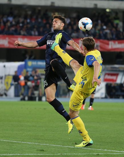 Chievos Alessandro Bernardini R Inters Danilo Editorial Stock Photo - Stock Image | Shutterstock