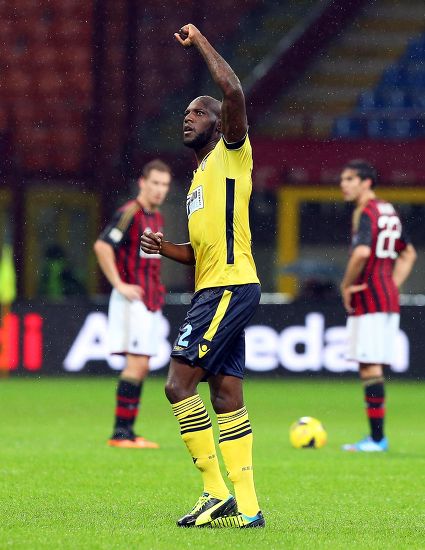 Lazios French Defender Michael Ciani Celebrates Editorial Stock Photo ...