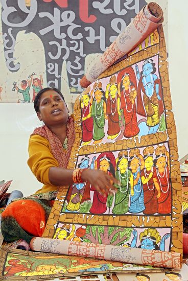Indian Storyteller Shows His Arts 58th Editorial Stock Photo - Stock ...