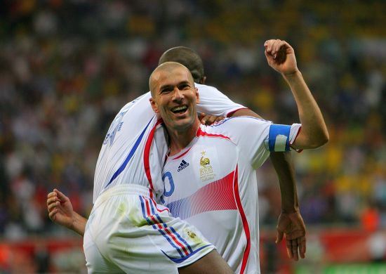 French Team Captain Zinedine Zidane Front Editorial Stock Photo - Stock ...
