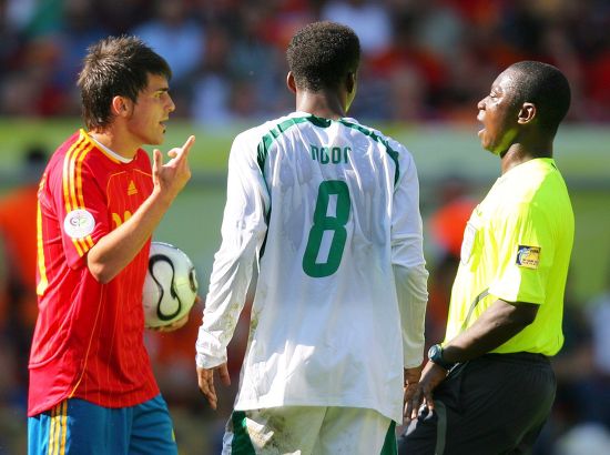 Referee Coffi Codjia R Explains His Editorial Stock Photo - Stock Image ...