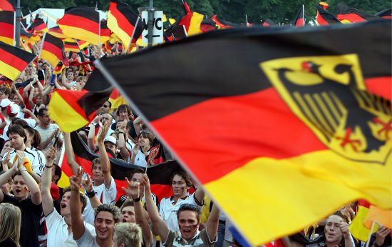 Supporters Germany Cheer During Fifa World Editorial Stock Photo ...