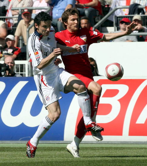 Benjamin Lauth R Stuttgart Fights Ball Editorial Stock Photo - Stock ...